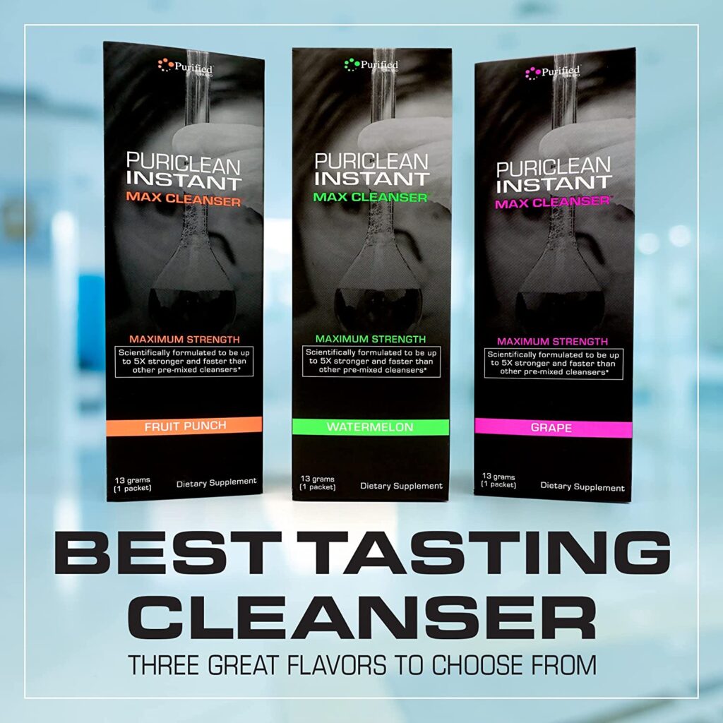 PURICLEAN INSTANT MAX CLEANSER MAXIMUM STRENGTH 13 GRAMS 1 PACKET ...