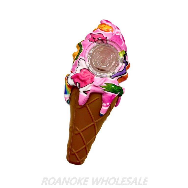 SILICONE PIPE ICE CREAM KIT 5PCS - Roanoke Wholesale