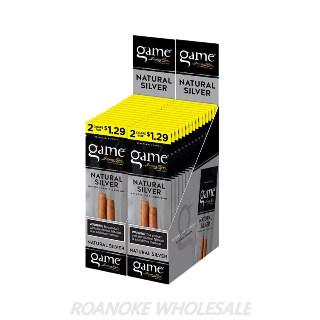 GAME CIGARILLOS (2 FOR $1.29) 30/2 PACKS - Roanoke Wholesale
