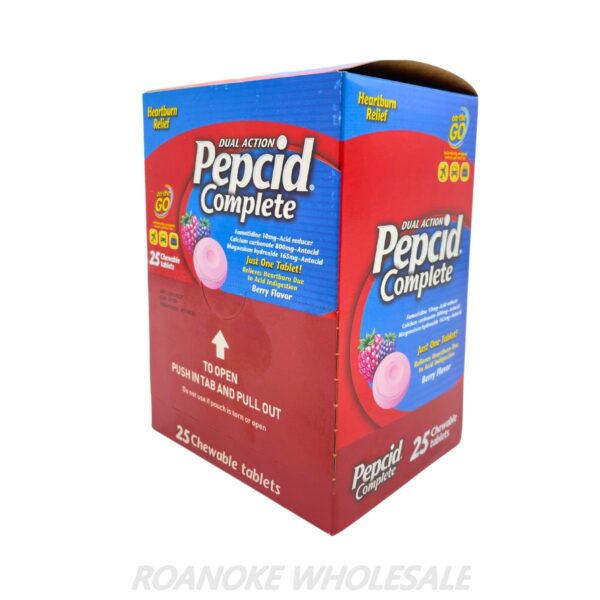 PEPCID COMPLETE CHEWABLE TABLETS 25PCS – Roanoke Wholesale
