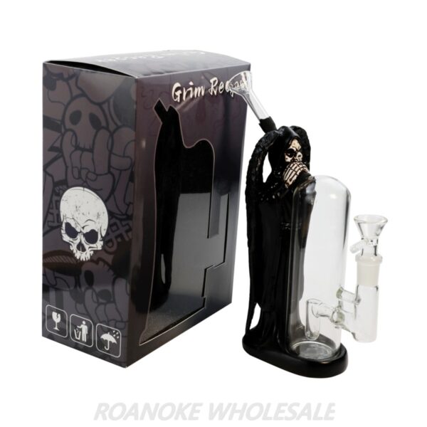GRIM REAPER WATER PIPE 7" - Roanoke Wholesale