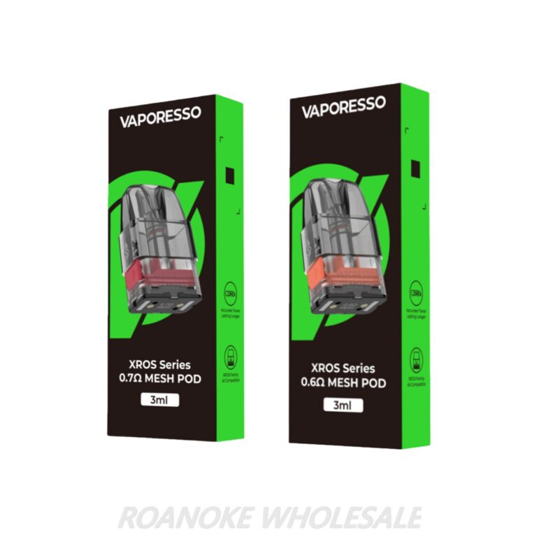VAPORESSO XROS SERIES POD (3ML) 4PCS - Roanoke Wholesale
