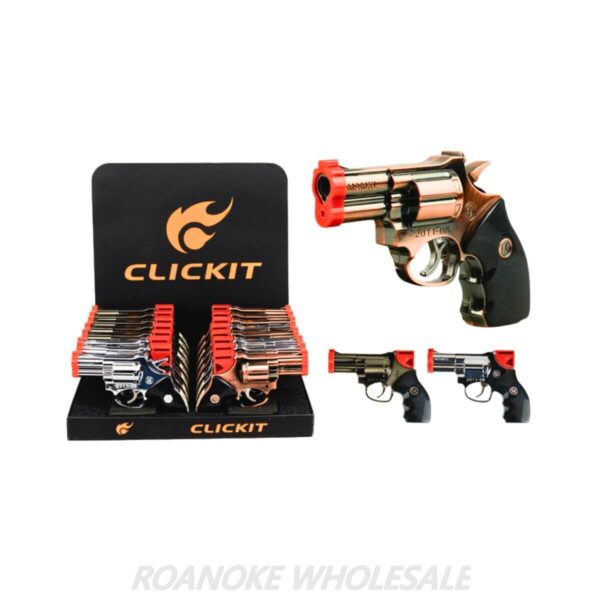 CLICKIT MAMXL TORCH LIGHTERS W/ POINTER 16PCS – Roanoke Wholesale