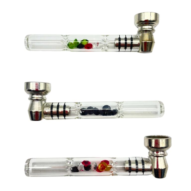 METAL & GLASS PIPE - GEM FILTER (SKULL BOX) 3.5" 24PCS - Roanoke Wholesale