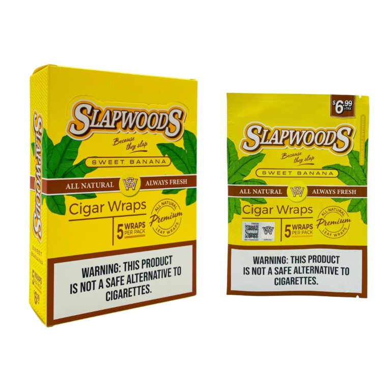 SLAPWOODS CIGAR WRAPS [$6.99] 10/5 PACKS - Roanoke Wholesale