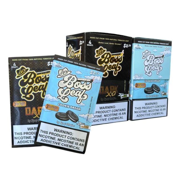DA BOSS LEAF WRAPS [$2.79] 20/4 PACKS - Roanoke Wholesale