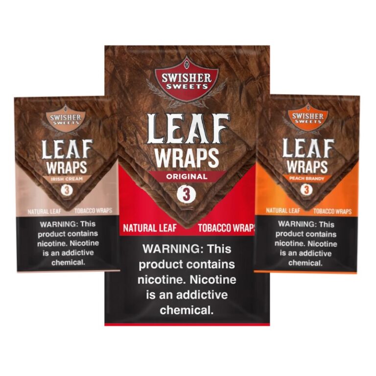 SWISHER SWEETS LEAF WRAPS (3 FOR $2.79) 10/3 PACKS - Roanoke Wholesale