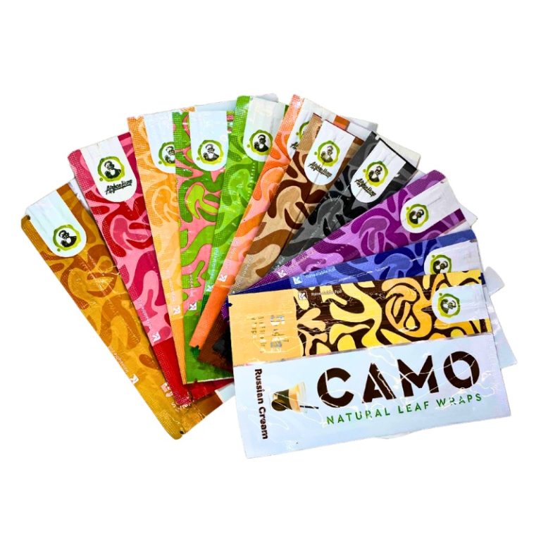 CAMO NATURAL CHAMOMILE LEAF WRAPS 25/5 PACKS - Roanoke Wholesale